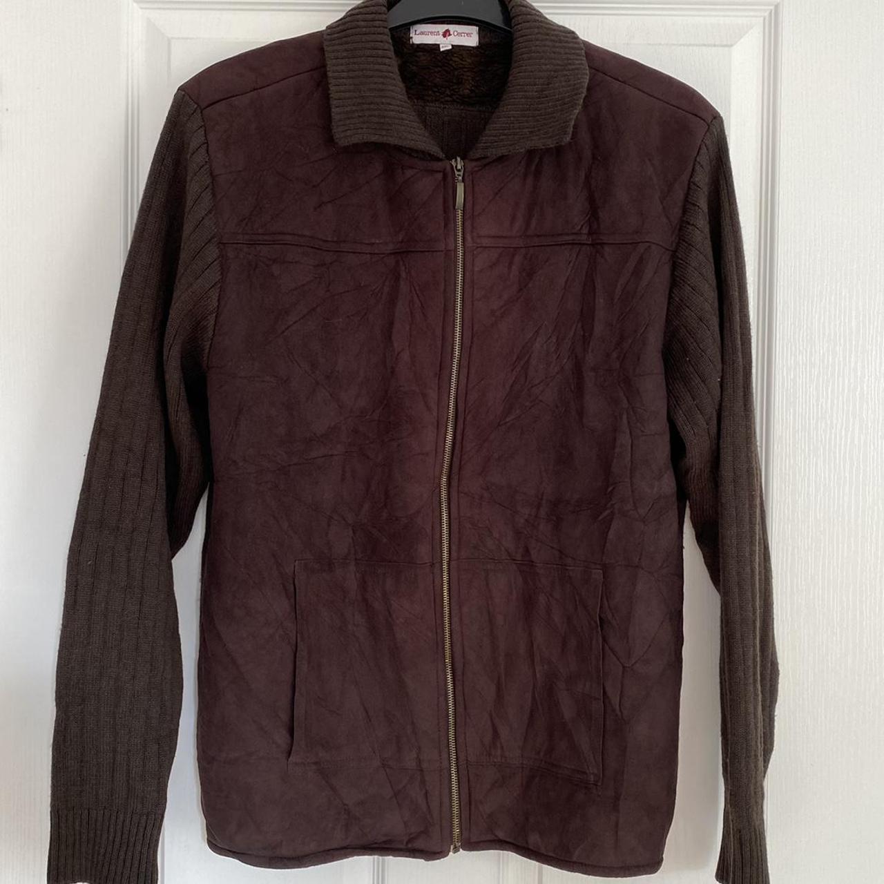 Men's Brown and Gold Cardigan | Depop