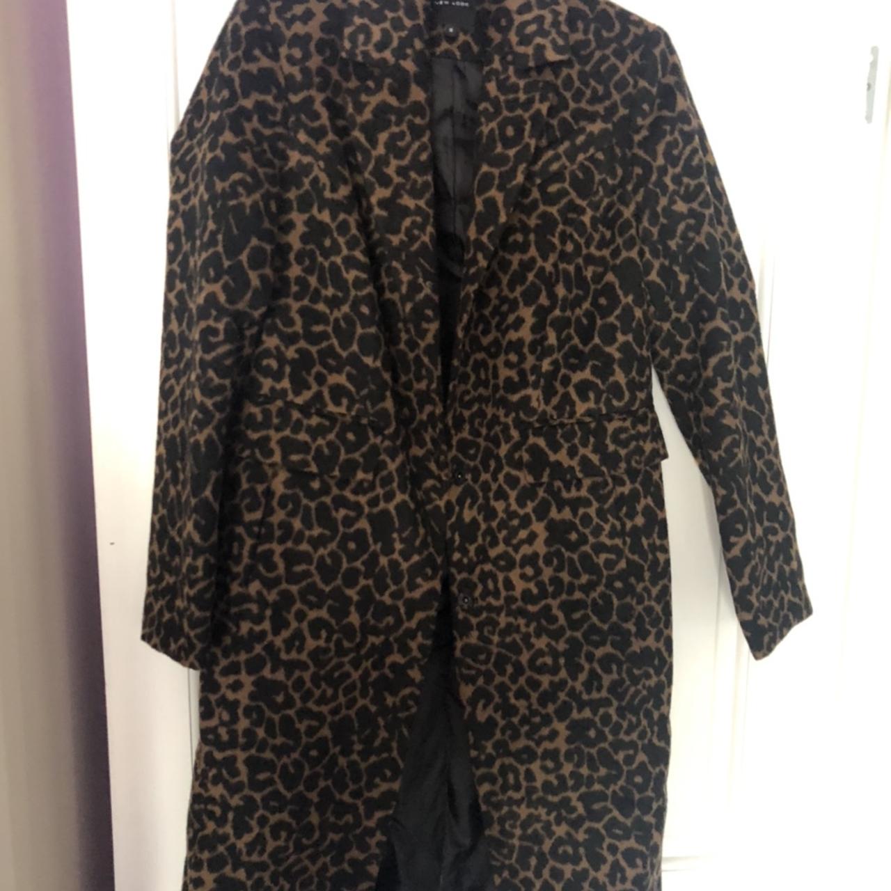 New look leopard print duster coat Formal... - Depop