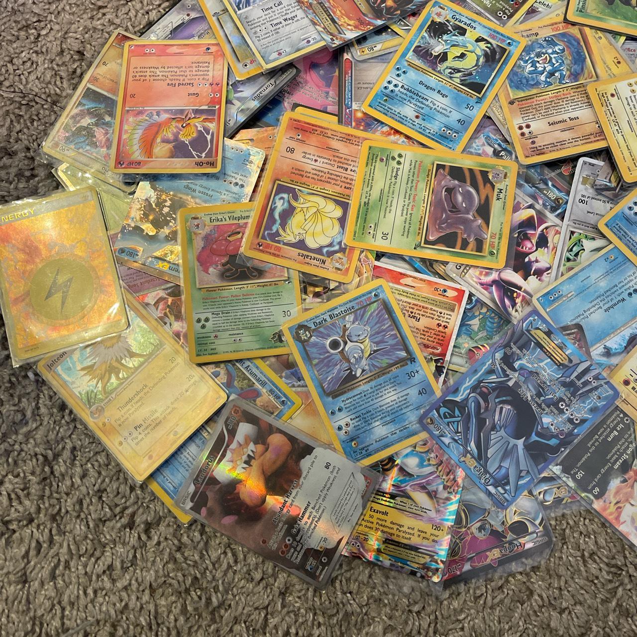 Giant Pokémon card bulk bundle All sleeved and in... - Depop