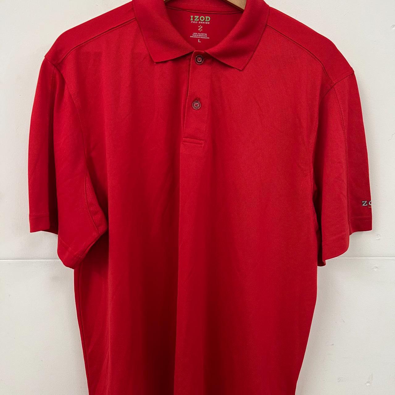 Izod Men's Red Polo-shirts | Depop