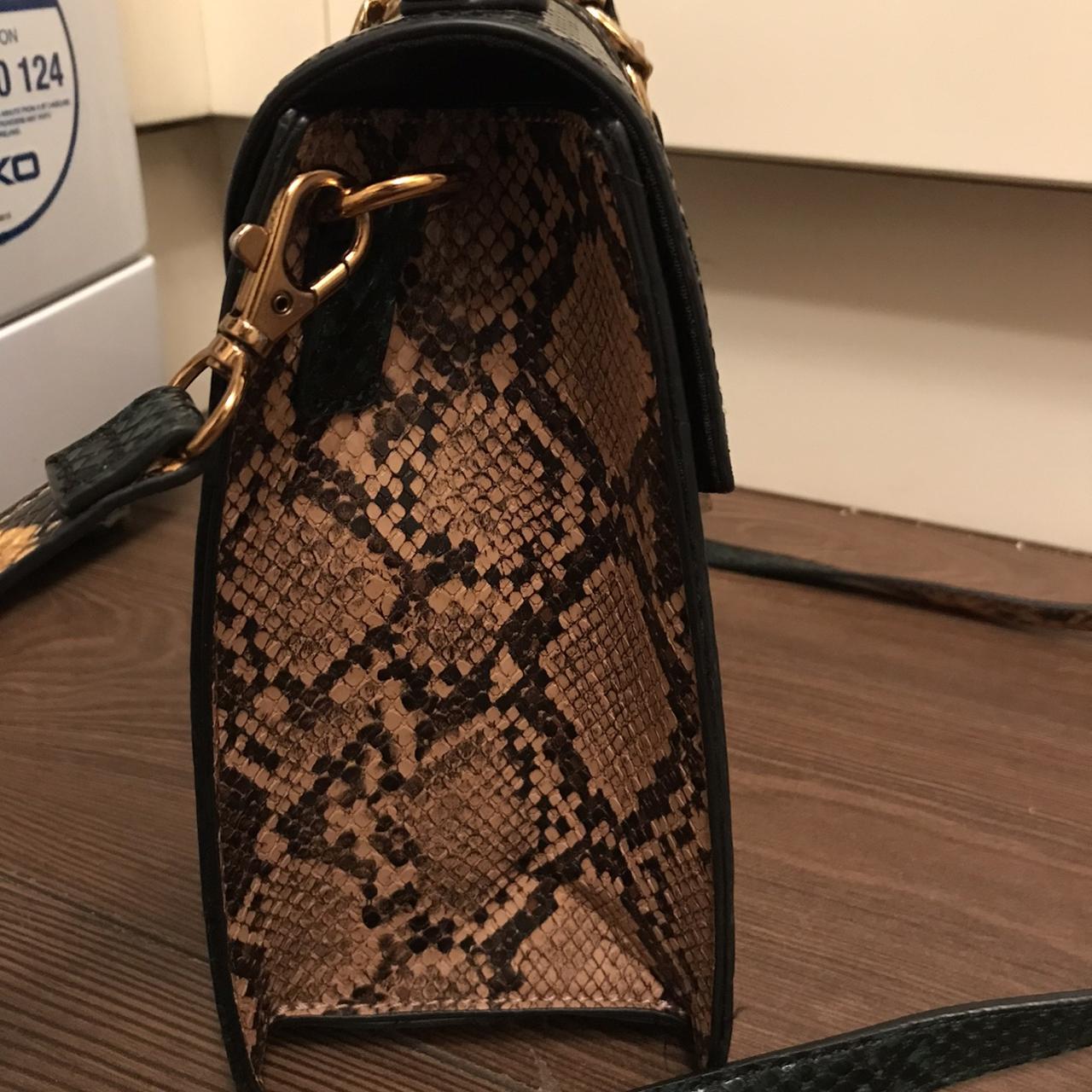Aldo multi colour snakeskin style bag in gorgeous... - Depop