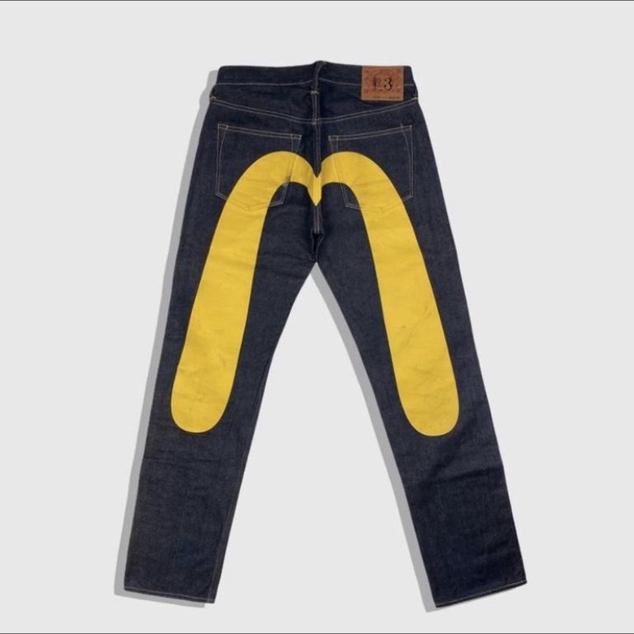 EVISU Daicock Gull ultra rare Japanese yellow... - Depop