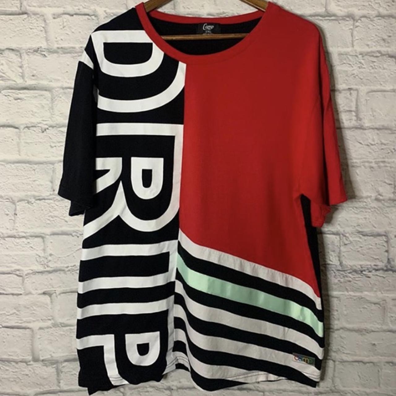 Double Toned “Drip” Tee - Depop