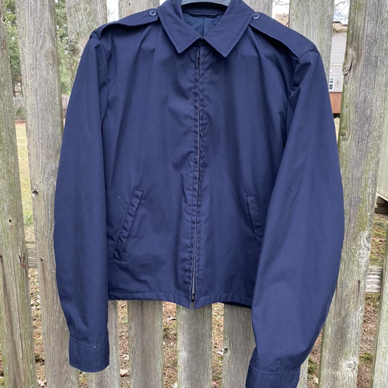 American Vintage Men's Navy Jacket | Depop