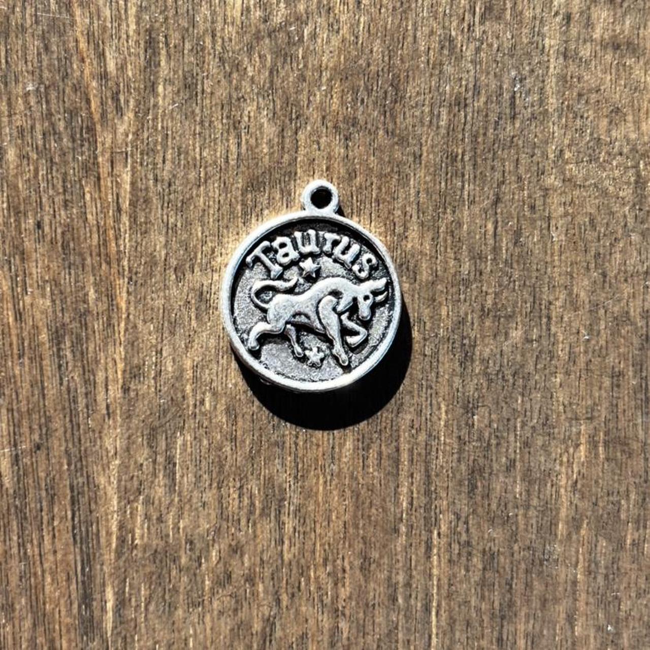 taurus charm I attach it to the necklace you choose - Depop