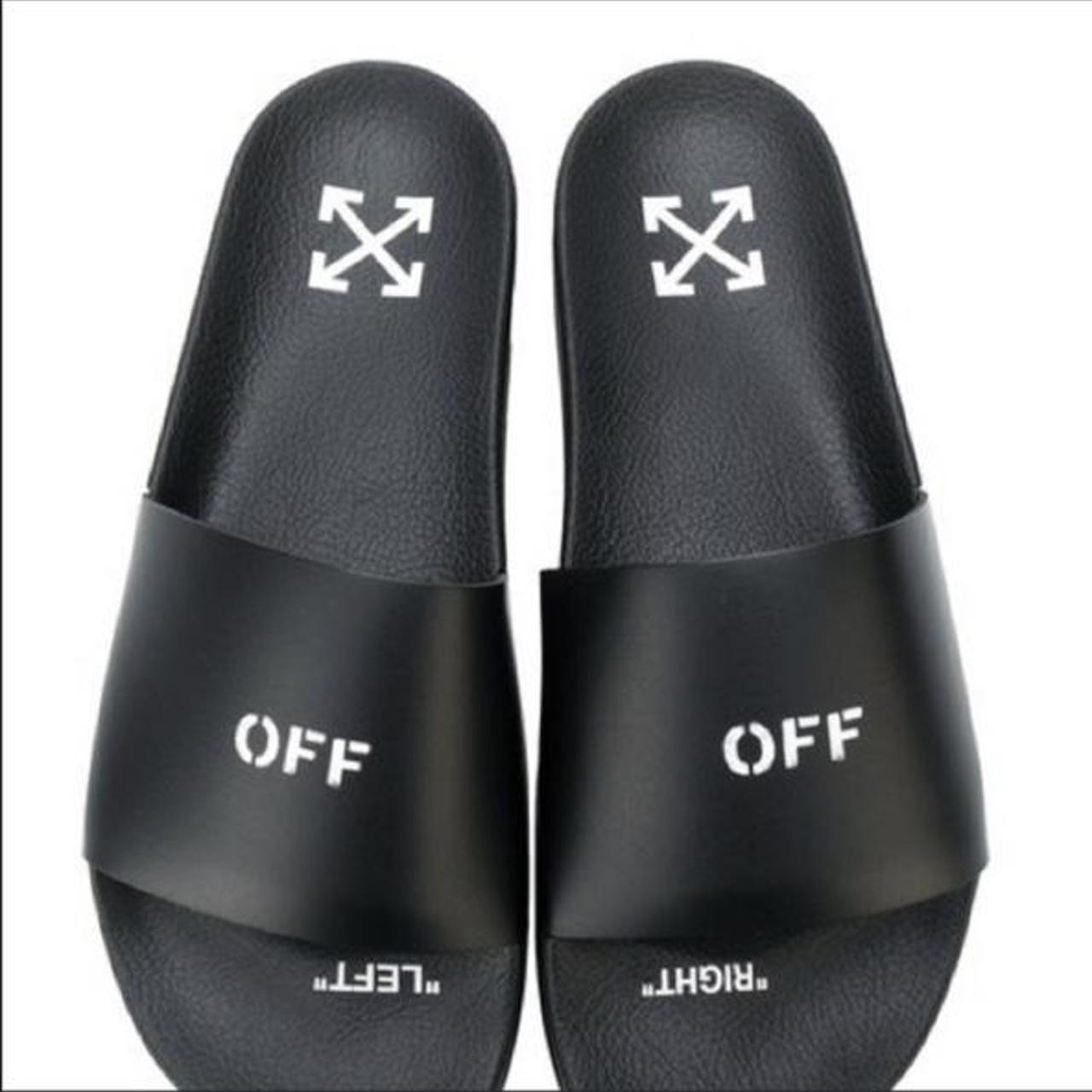 OFF WHITE SLIDES Used - Depop