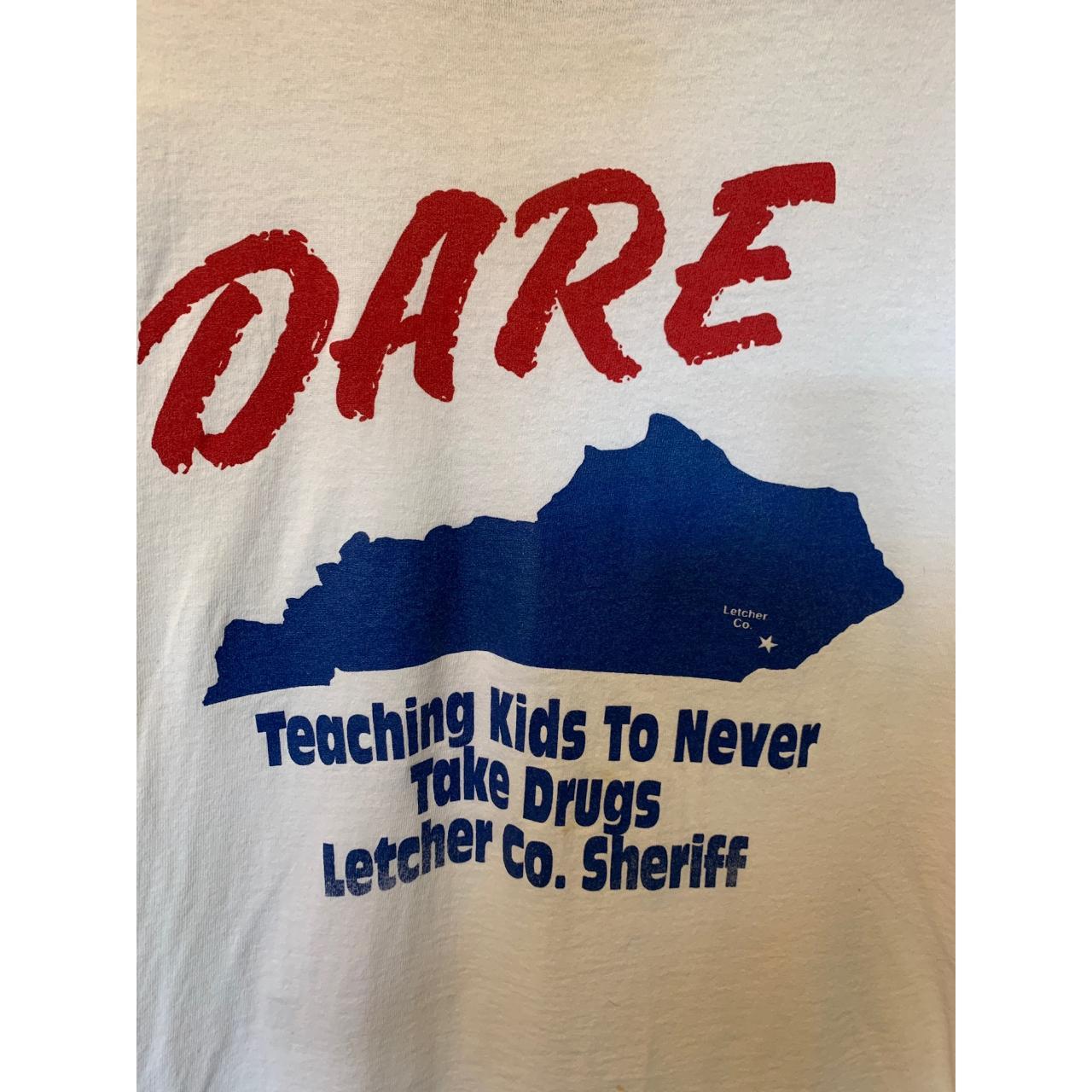 Letcher County, Kentucky DARE shirt Single Stitch... - Depop