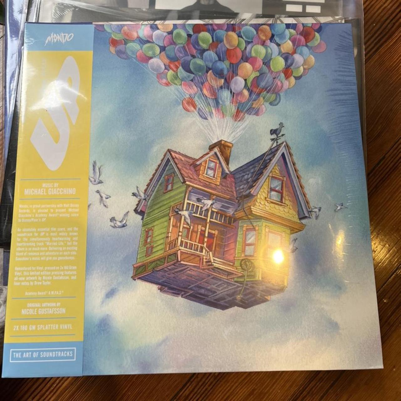 Up soundtrack Mondo limited teal & rainbow splatter... - Depop