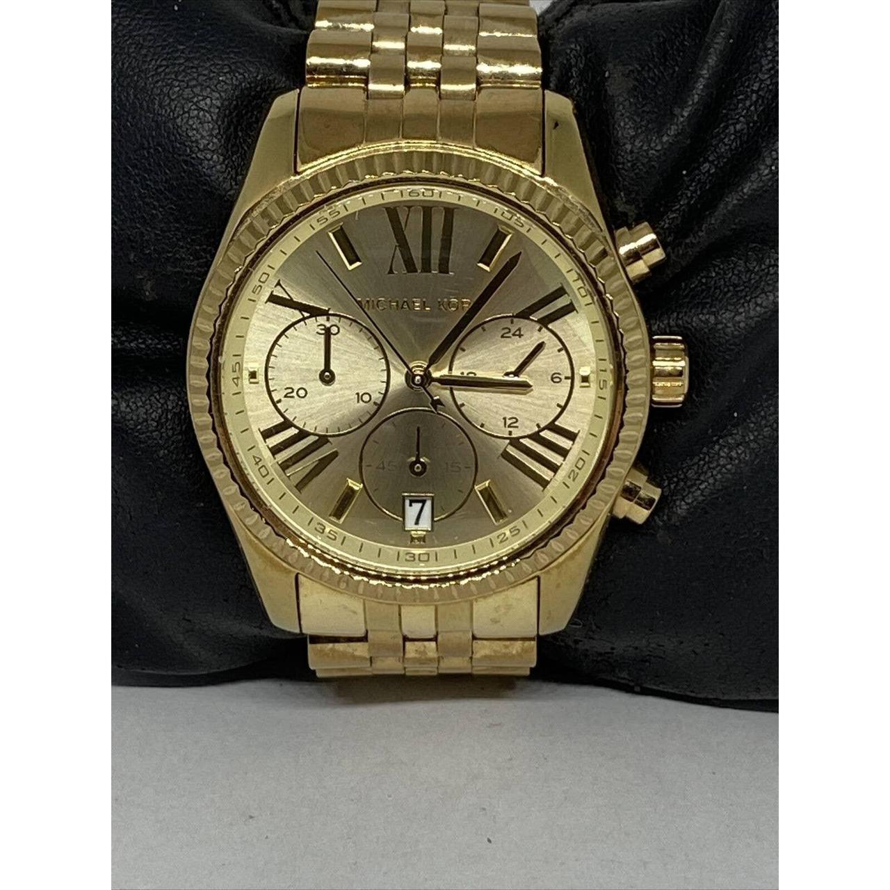 Michael Kors Lexington MK5556 Women Gold Stainless... - Depop