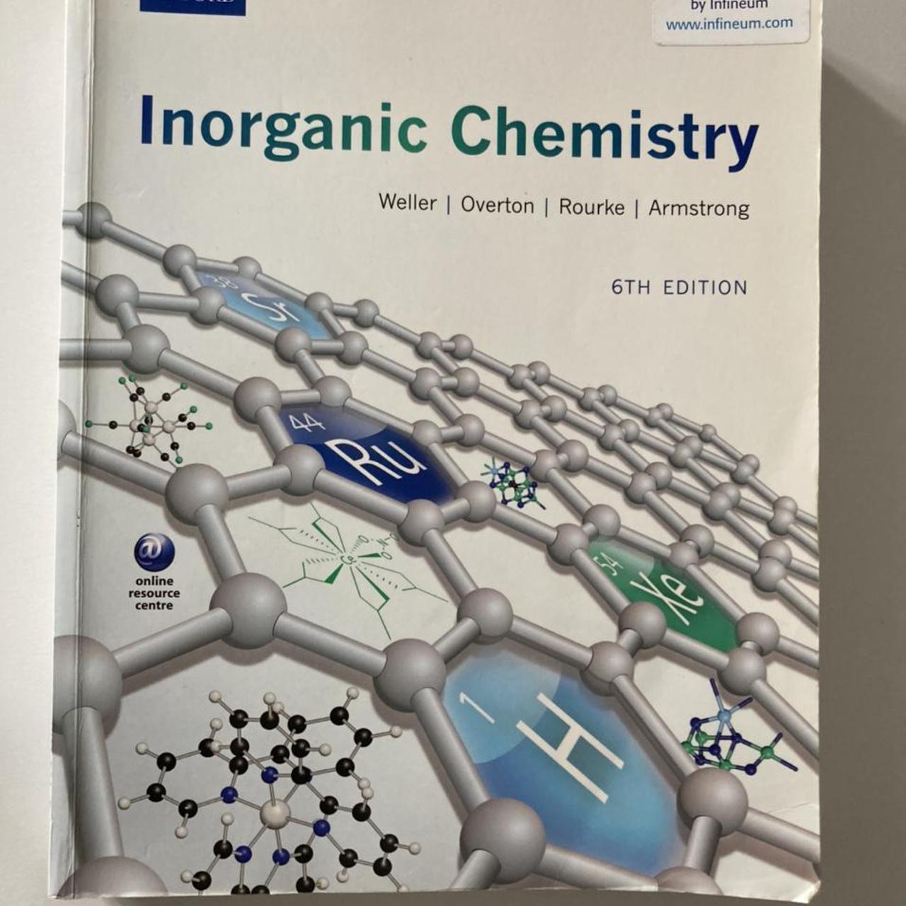 Weller Inorganic Chemistry Textbook. Inorganic... - Depop
