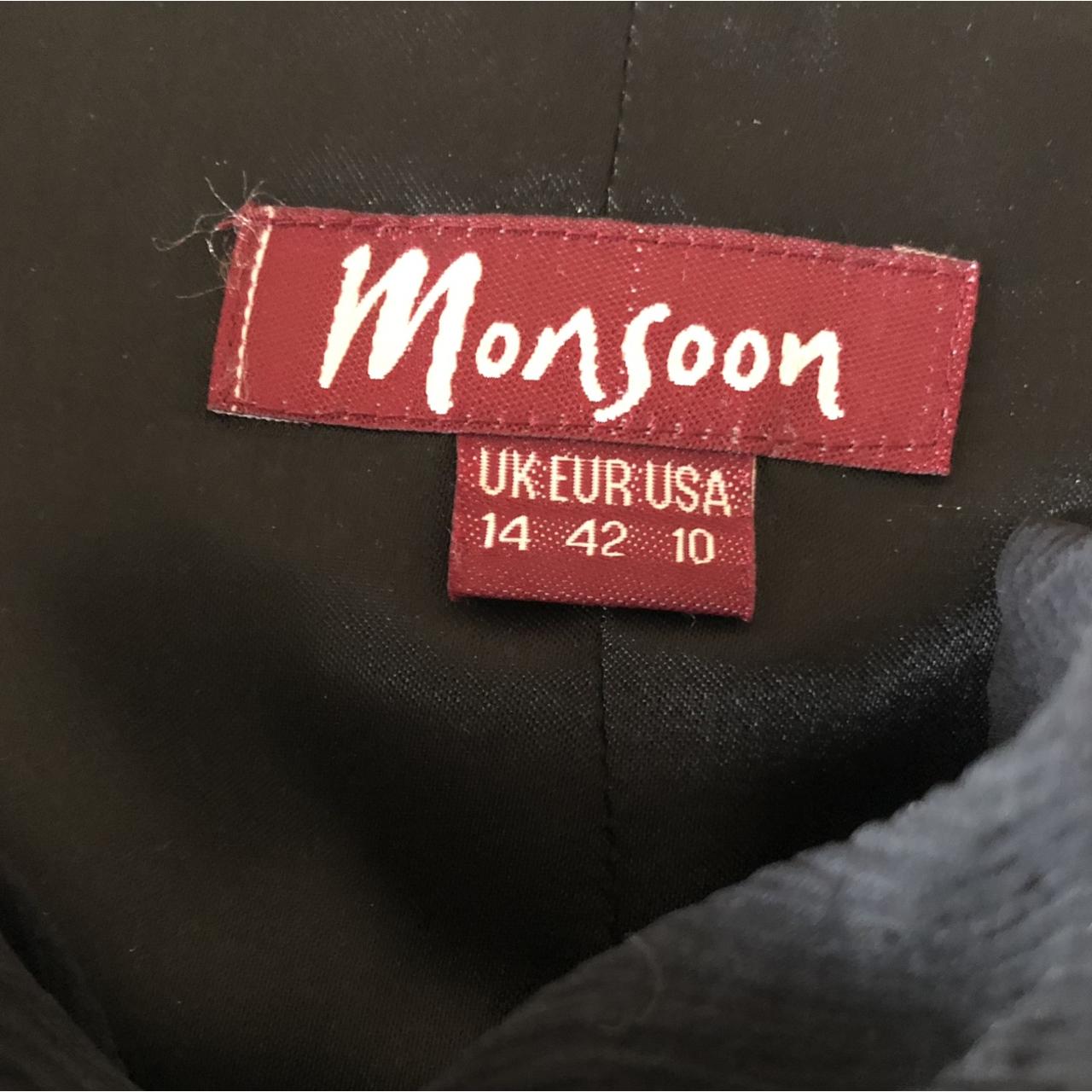 Beautiful vintage Monsoon black strapless midi ... - Depop