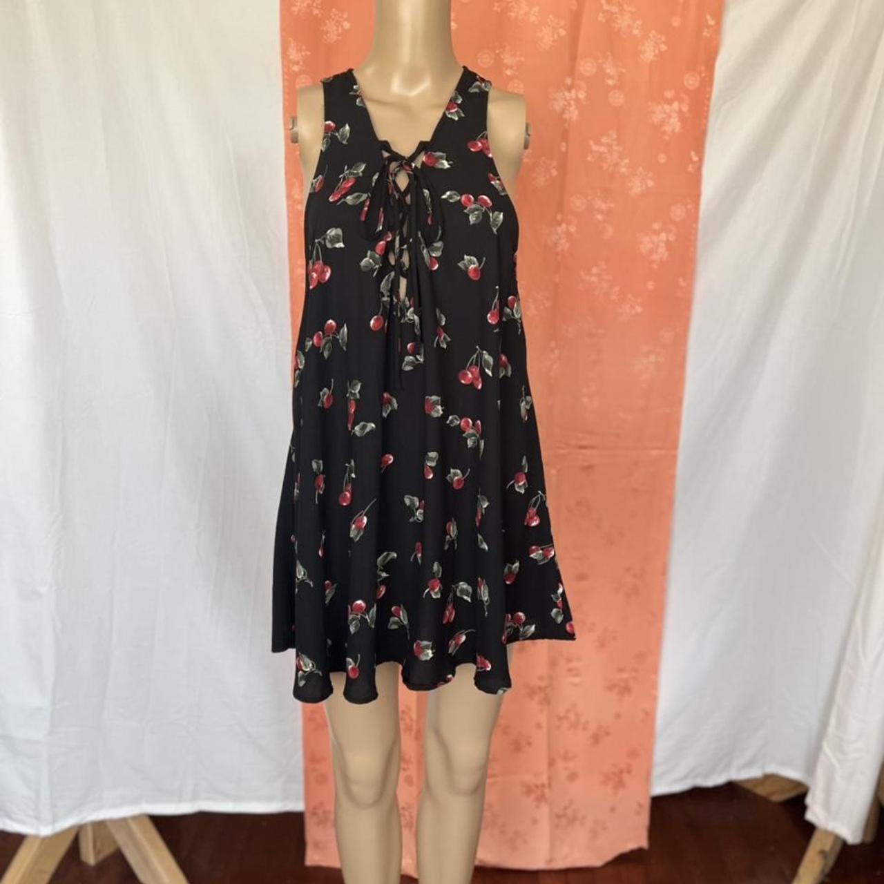 Show me Your Mumu cherry print trapeze mini dress... - Depop