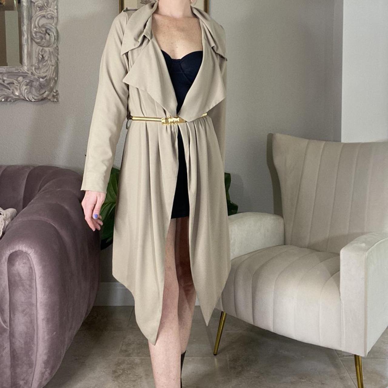 Classy and flattering UNIF beige duster jacket ... | Depop