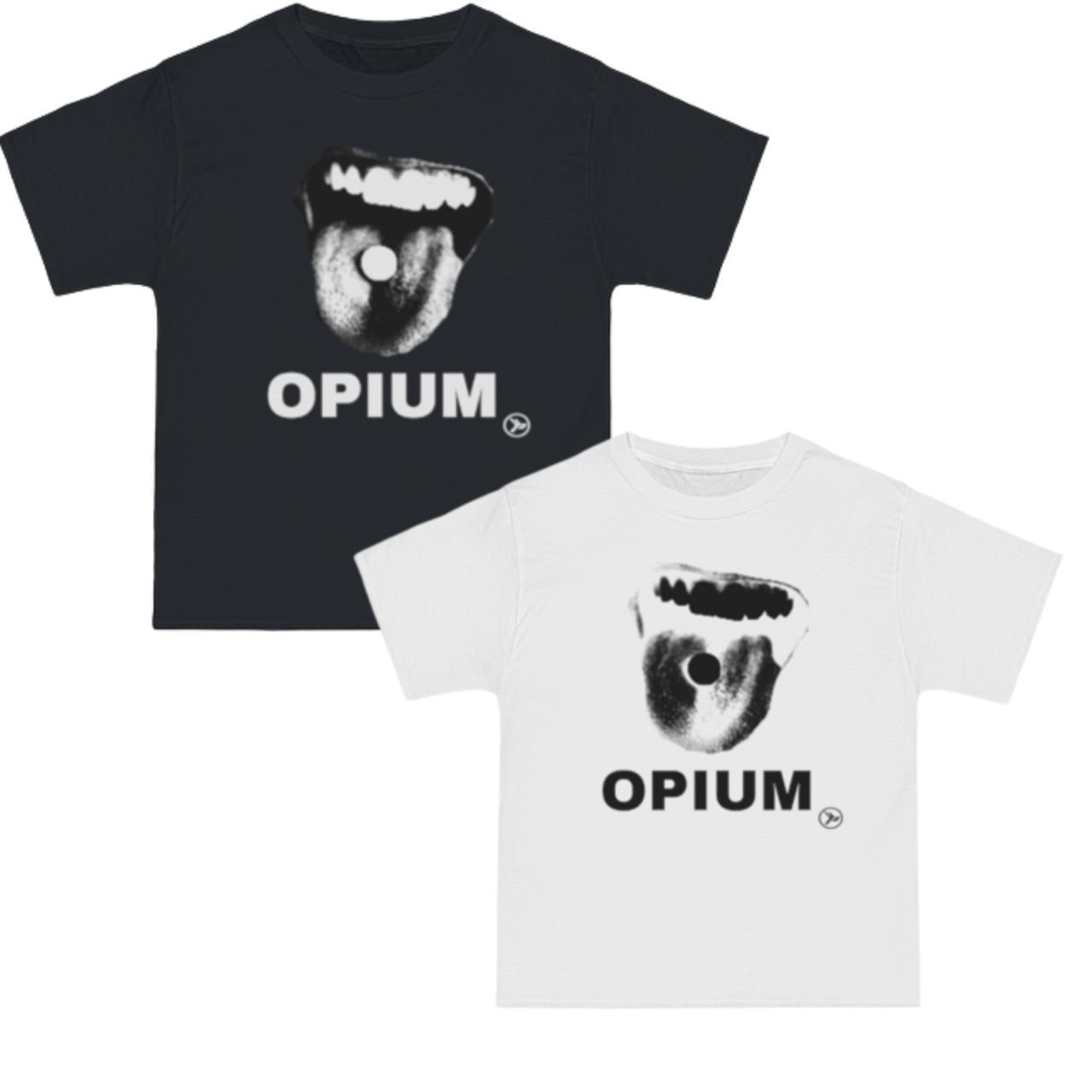 OPIUM TEE MESSAGE ME WHAT COLOR YOU WANT WASH COLD... - Depop