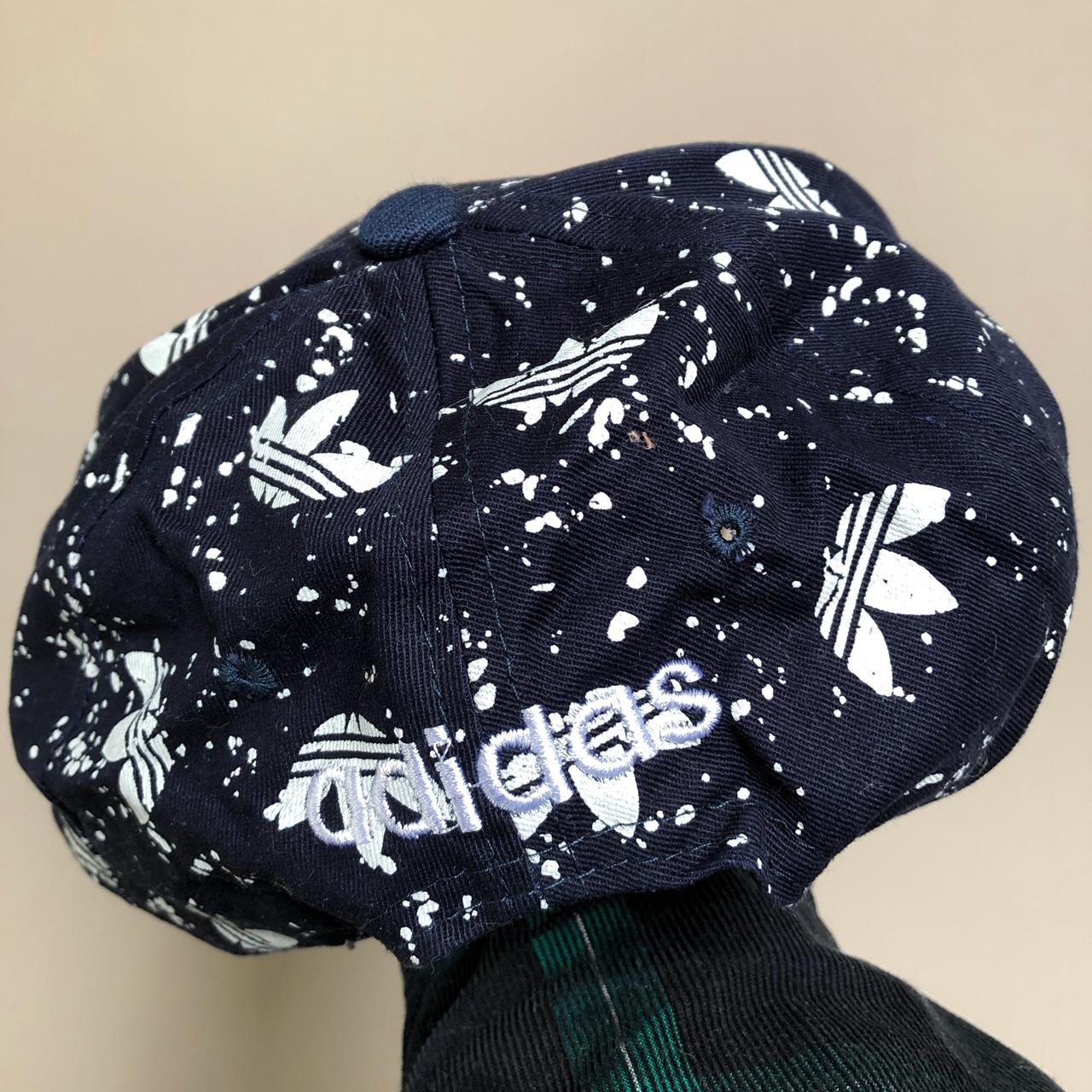 Adidas SnapBack cap. Navy blue with embroidered... - Depop