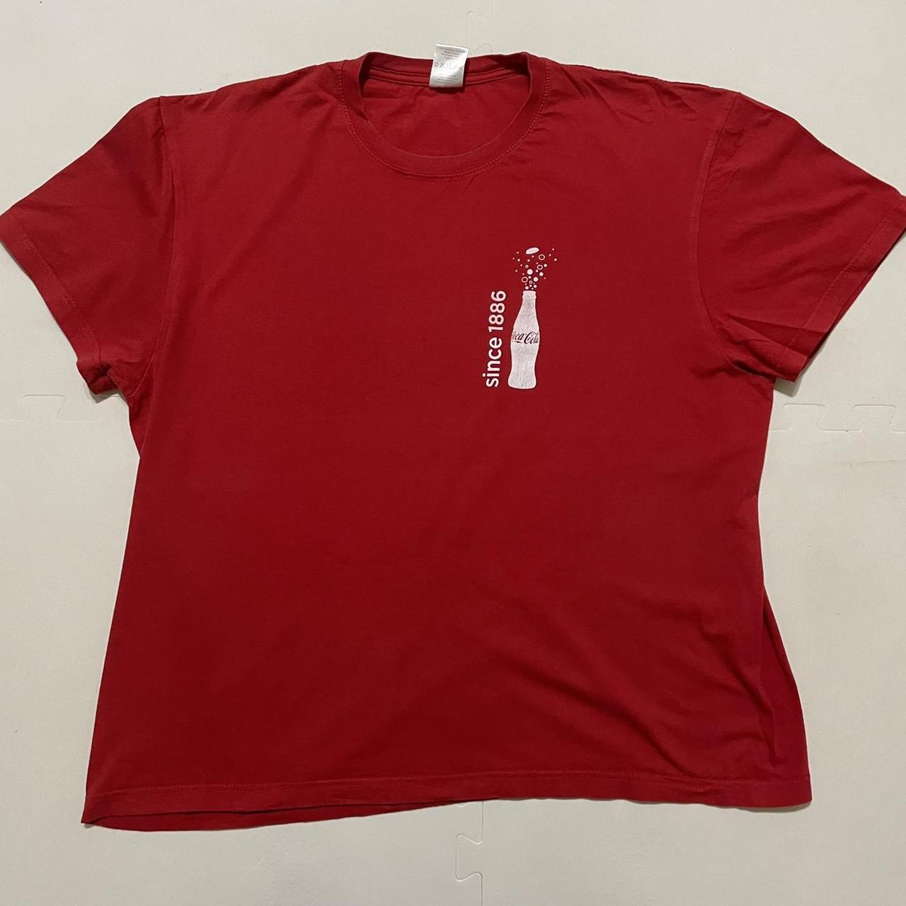 Coca-Cola Men's Red T-shirt | Depop