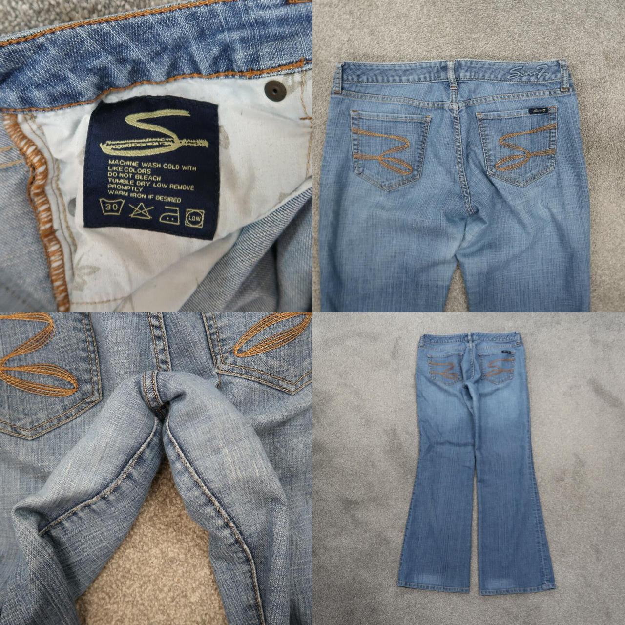 Seven Jeans Flare Bootcut Jean Stretch Women's Size... - Depop