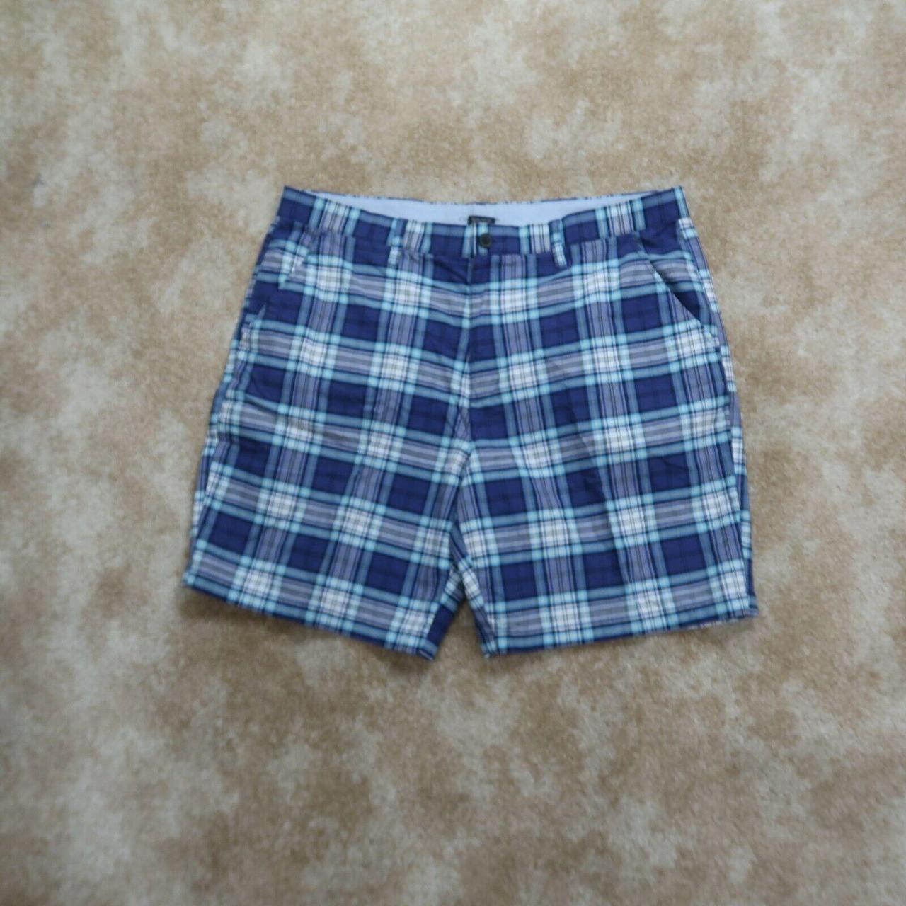 Croft and Barrow Chino Shorts Plaid Men's Size 40... - Depop