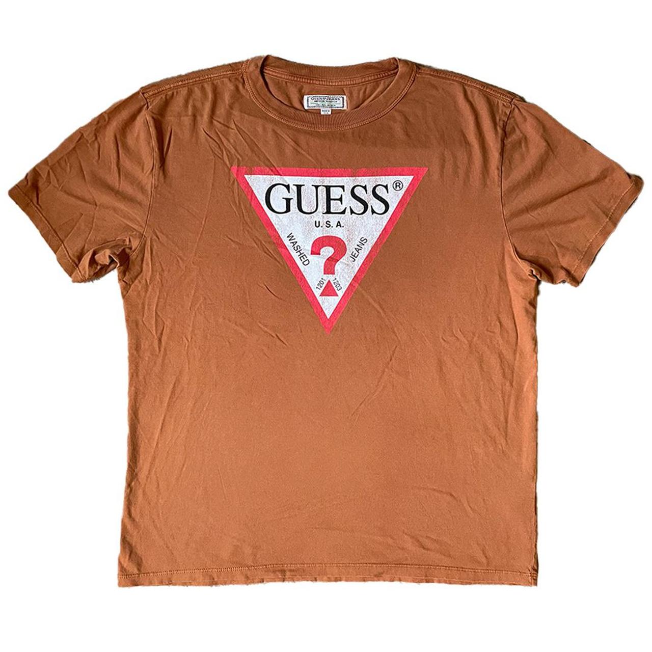 Guess tee Real good condition Size md // #guess... - Depop