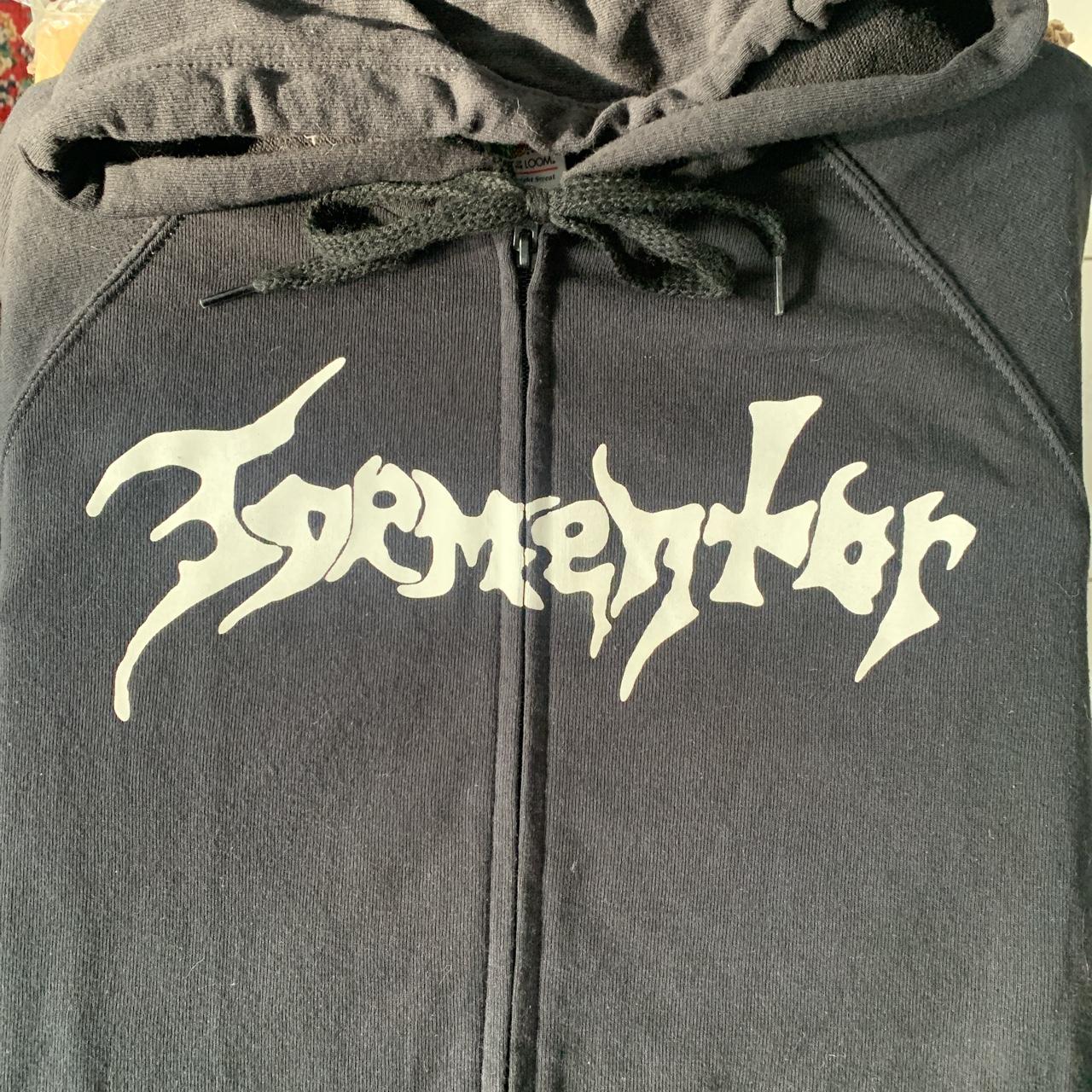 Tormentor - used hoodie Fruit of the loom - size L... - Depop