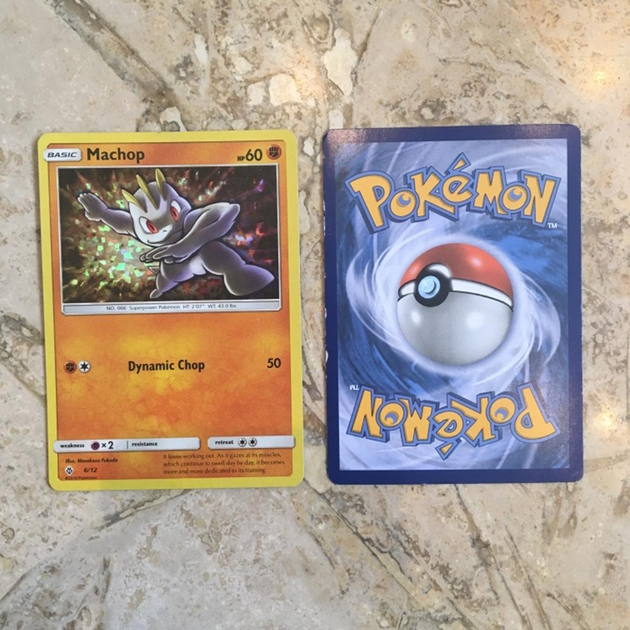 🐣 Machop Pokémon Card 🐣 • HP: 60 • Dynamic Chop: 50... | Depop