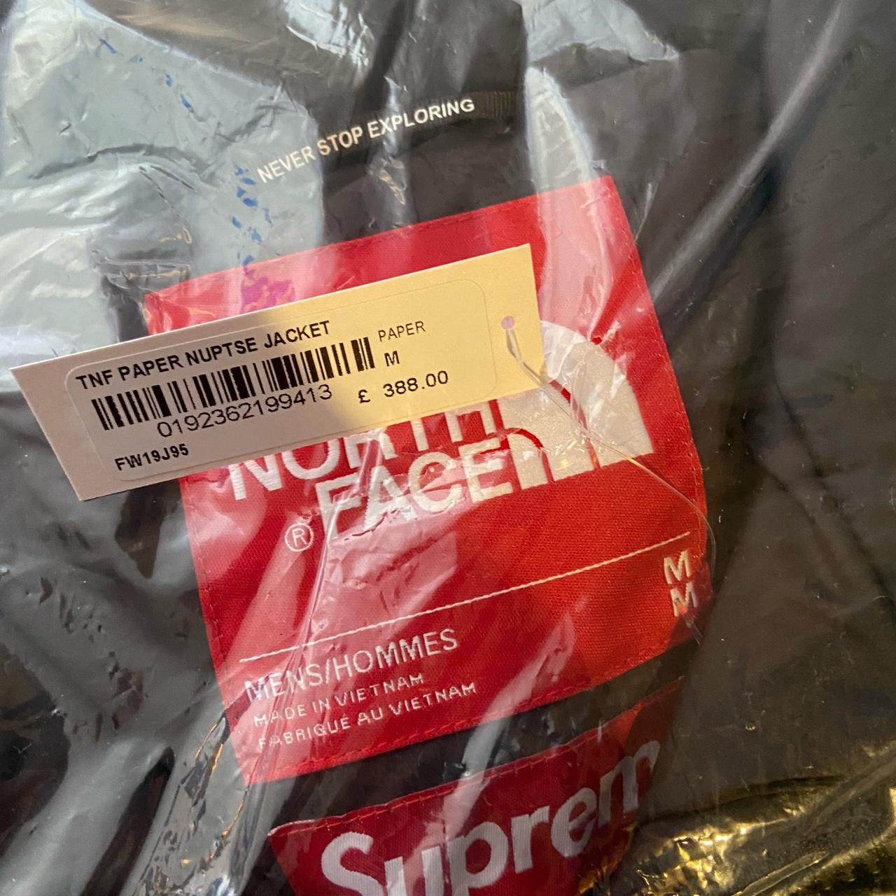 専用 Supreme/The North Face Paper Nuptse ダウンジャケット
