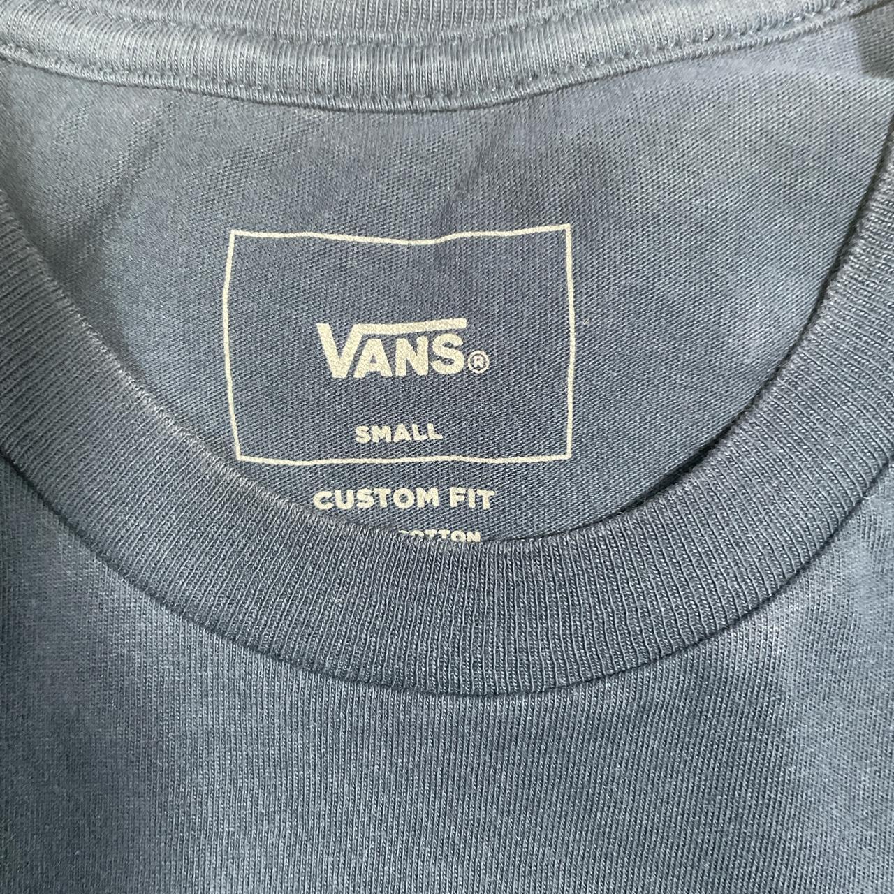 Mens vans T-shirt front logo and brand tab on sleeve... - Depop