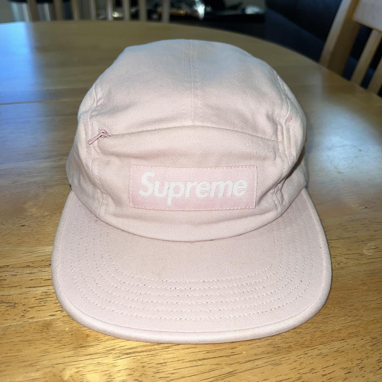 #Pink #Supreme #cap with front #zip. Worn twice in 5... - Depop