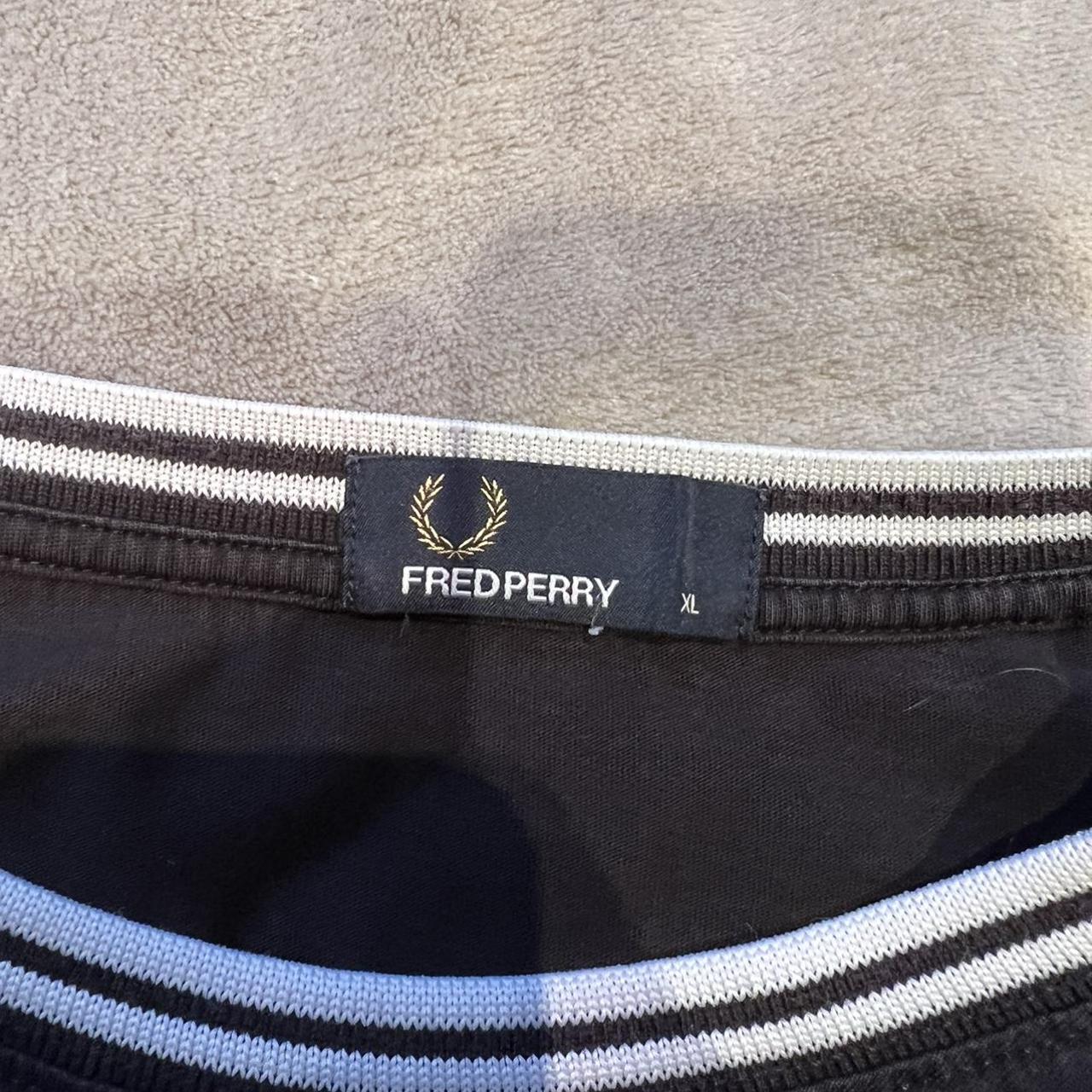 #vintage #Fredperry #navy #t-shirt size XL but... - Depop