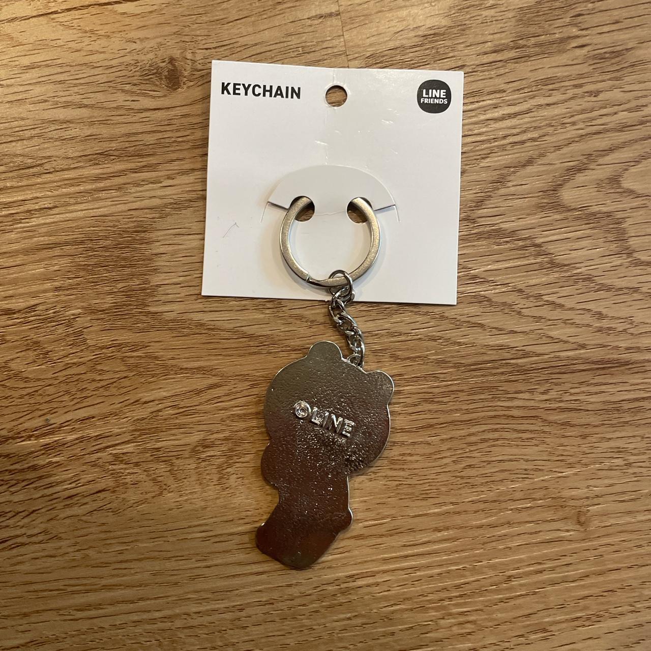 line friends brown bear keychain! brand new never used! - Depop