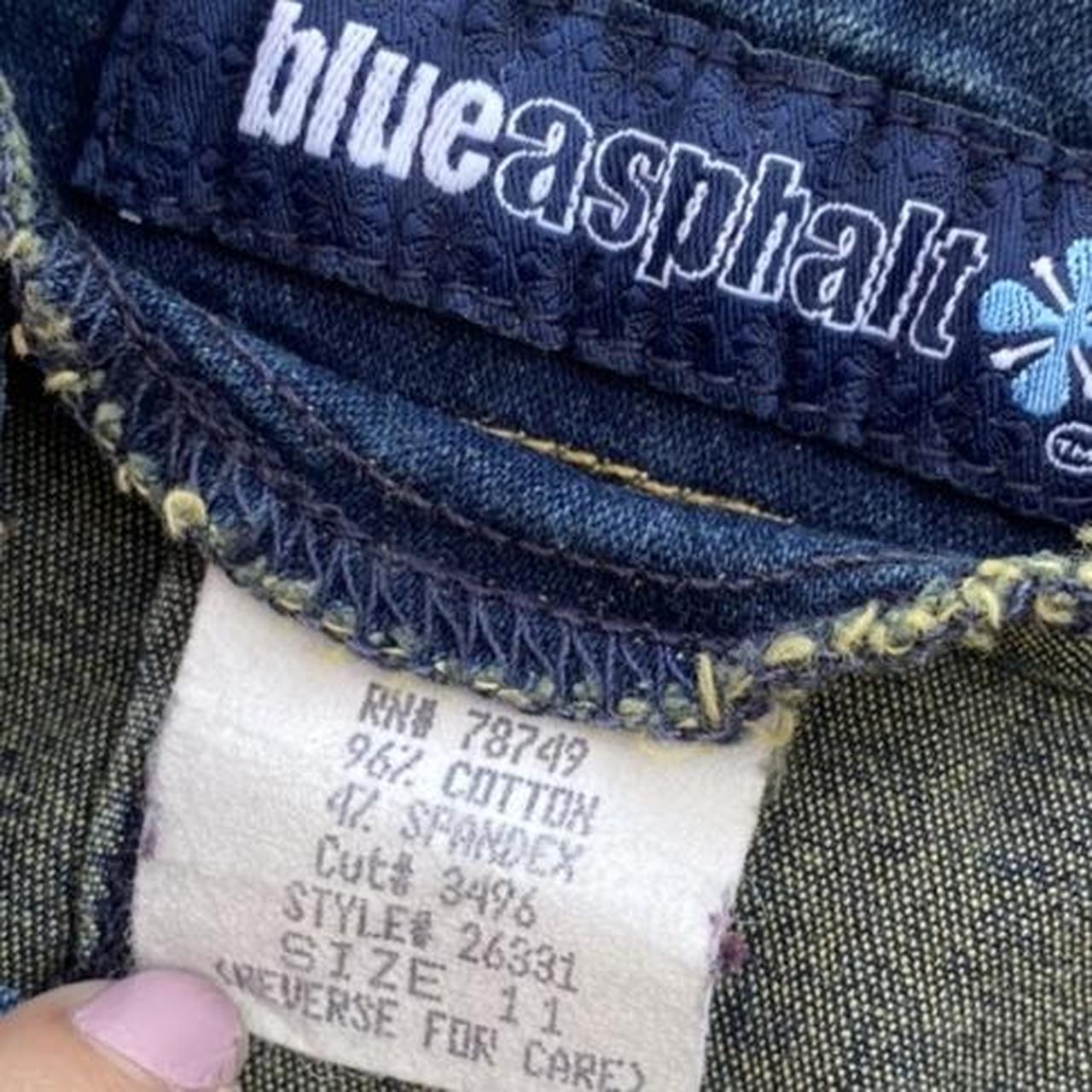 Denim mini skirt Micro mini blue denim y2k skirt... - Depop