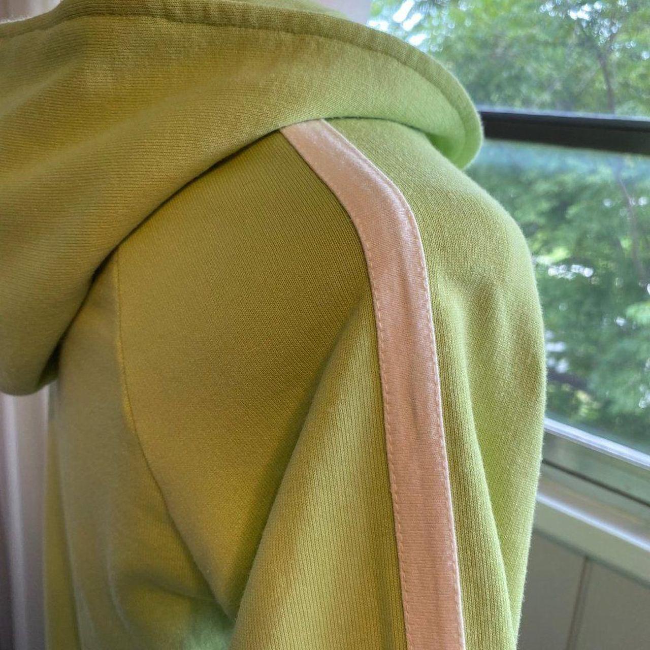 Calvin Klein Jeans Womens Green Zip Up Hoodie Sz Depop