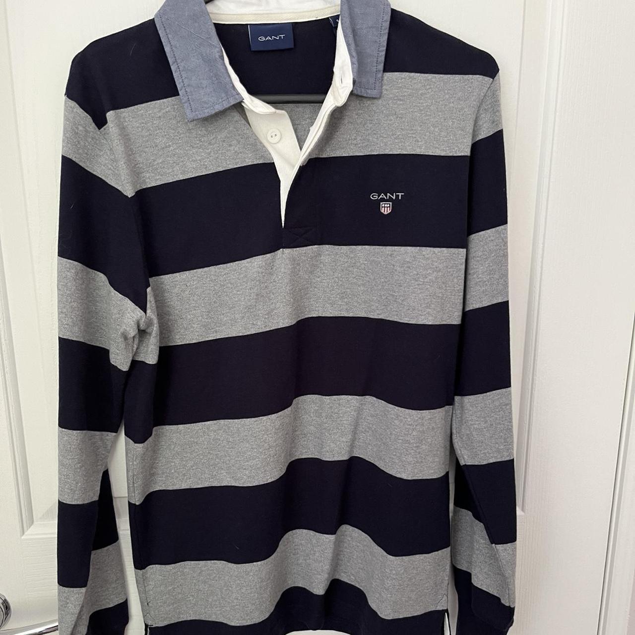 Mens gant rugby polo - size small mens - navy and... - Depop