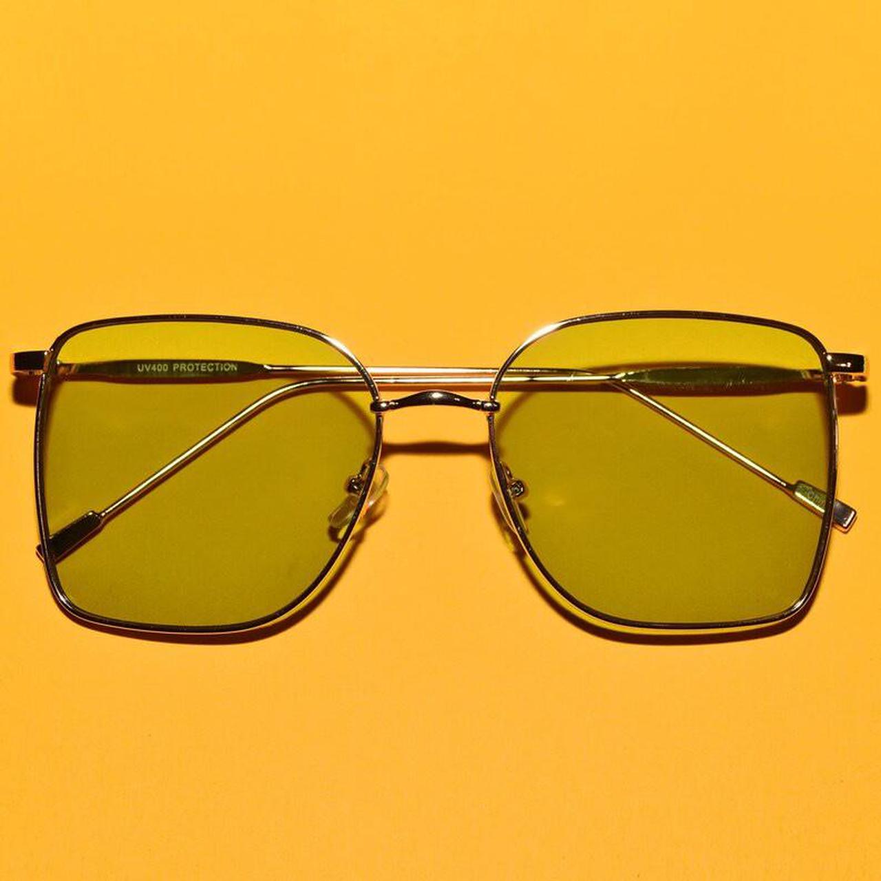 These 1970s vintage style sunglasses feature an... - Depop