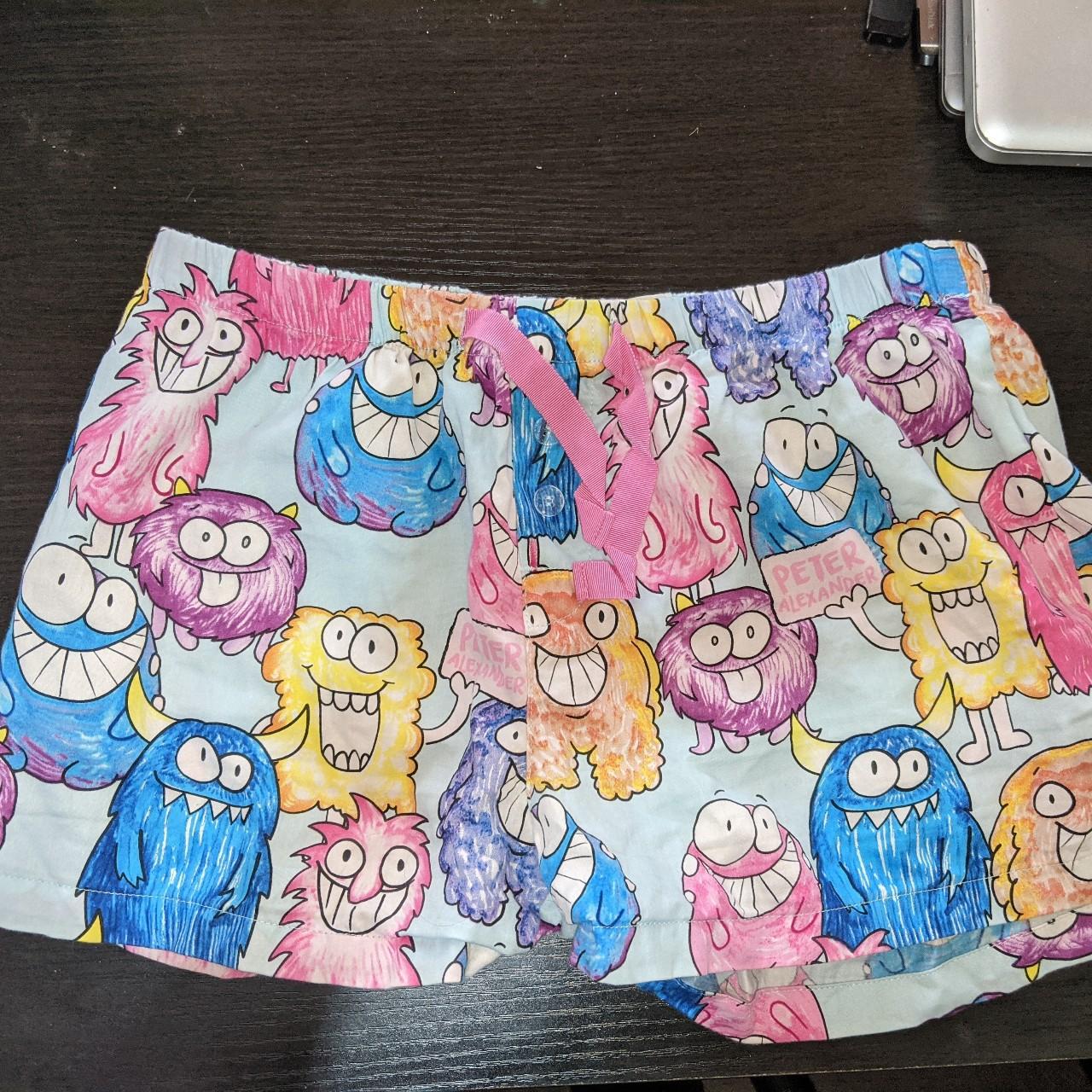 PETER ALEXANDER PYJAMA SHORTS Monster themed.... - Depop