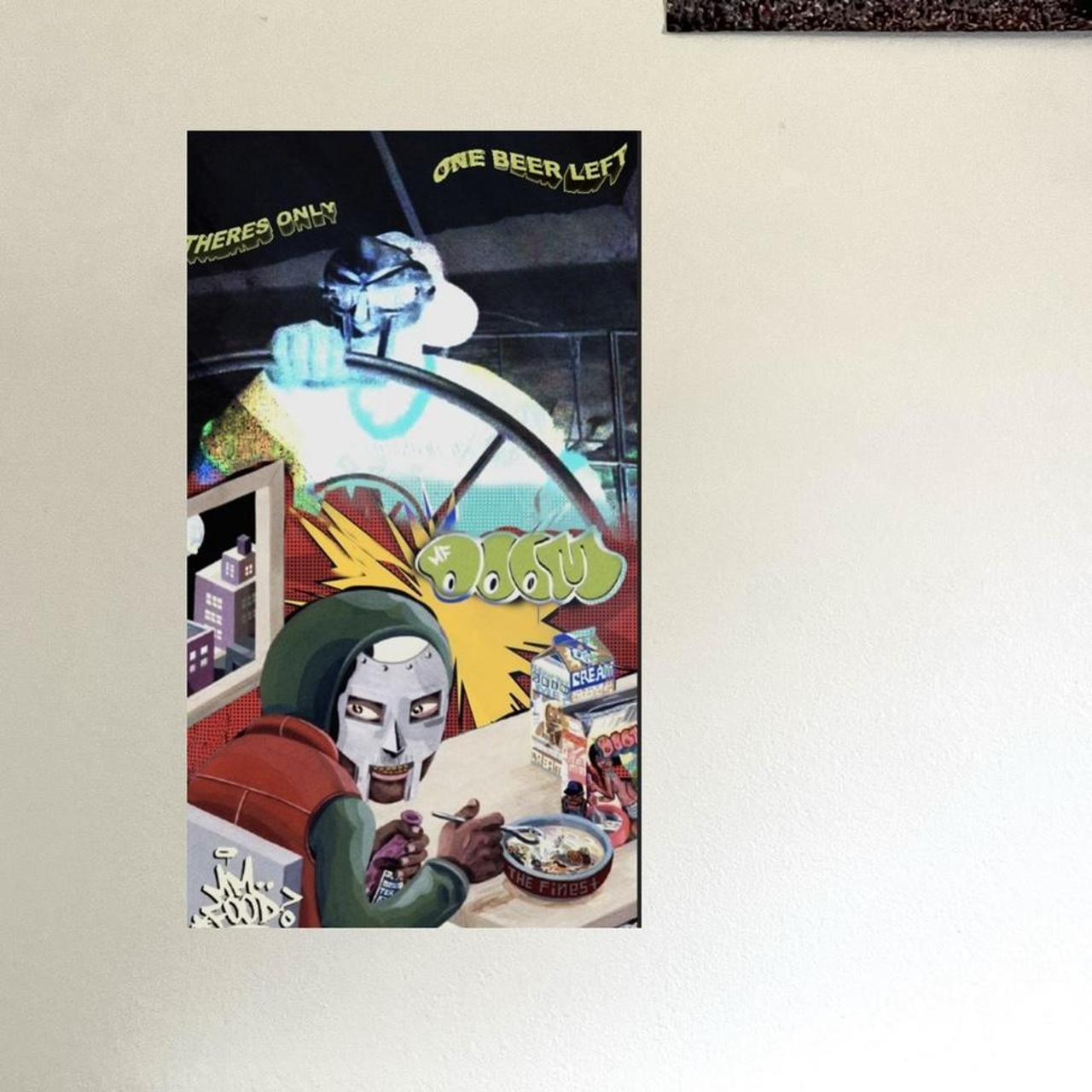 MF DOOM HO3 CAKES/ ONE BEER INSPIRED POSTER Room... - Depop