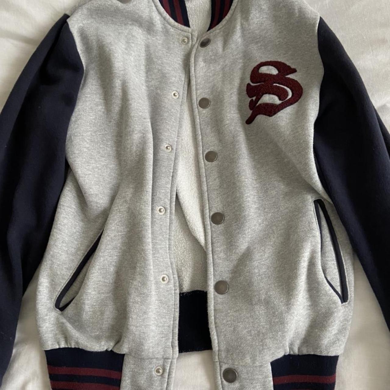 oversized baseball jacket - Depop