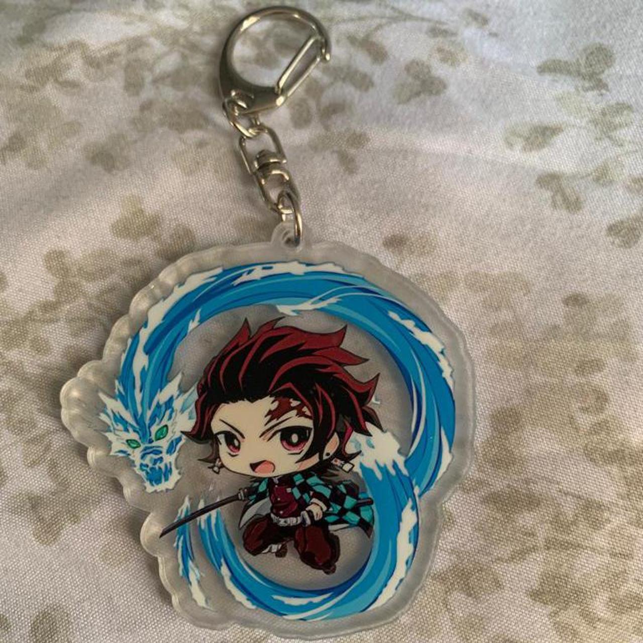 Demon Slayer Tanjiro Kamado Keychain 💙 - Depop