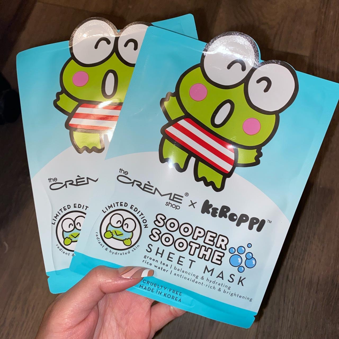 The Creme Shop Keroppi Face Masks Two sheet face... - Depop