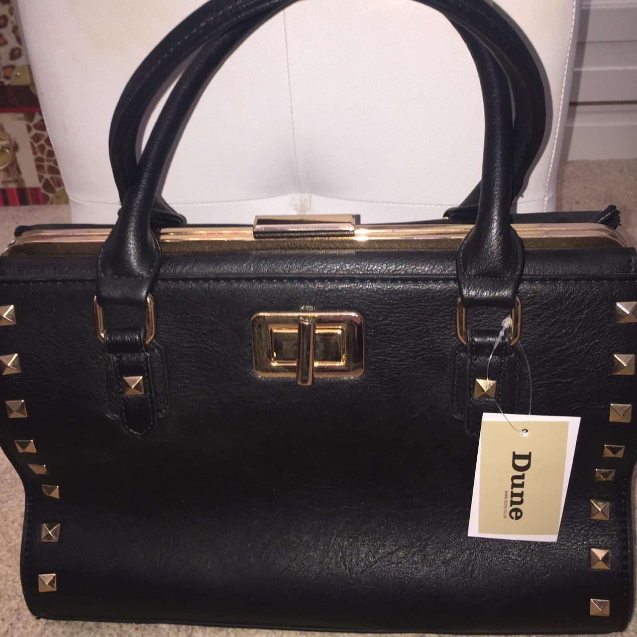 Brand new with tags Dune handbag with gold studs.... - Depop