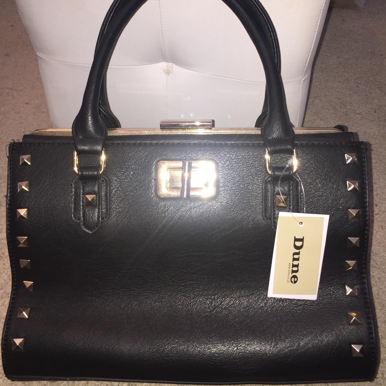 Brand new with tags Dune handbag with gold studs.... - Depop