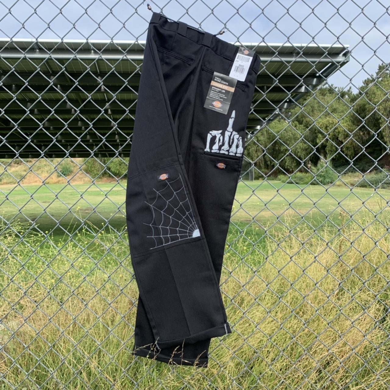 Dickies loose fit double knee Custom Dickies... - Depop