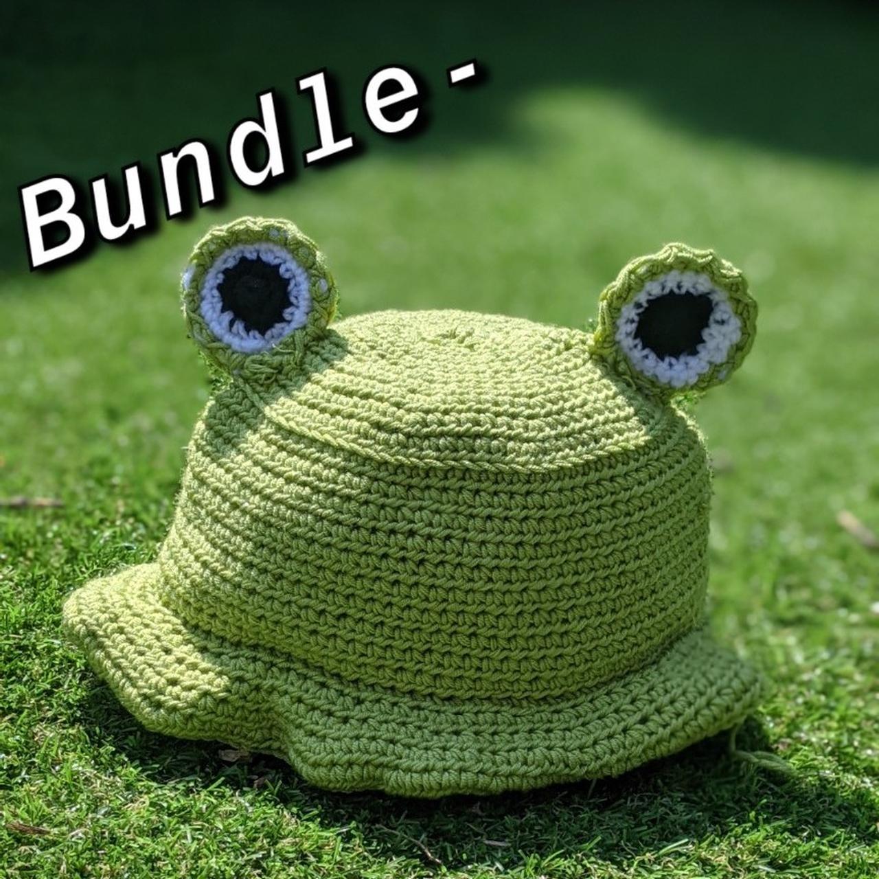 Frog & Strawberry Bucket Hat Bundle 🔴 Both hats 🟢 ... - Depop