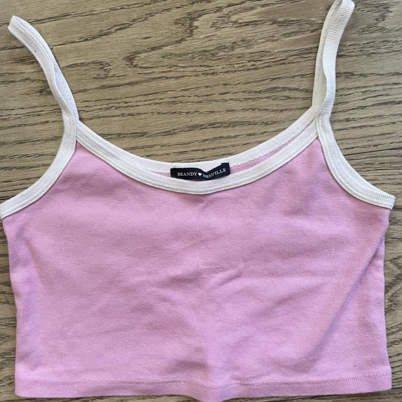 Pink Brandy Melville crop top. £3... - Depop