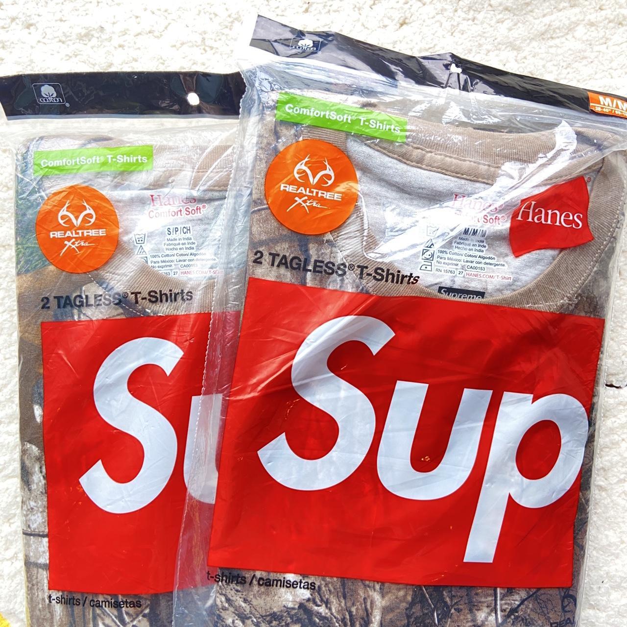 Supreme Hanes Realtree Tagless Tees (2 Pack) Color :... - Depop