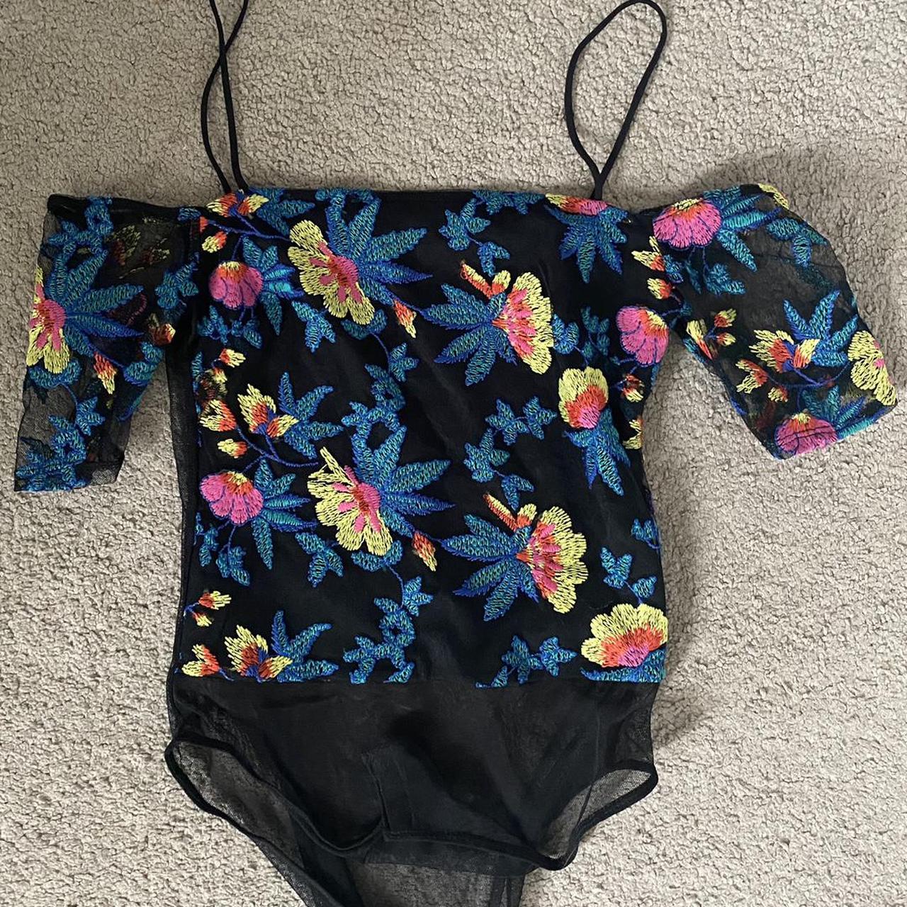 mesh boutique body suit. never worn 🏼 #boutique... - Depop