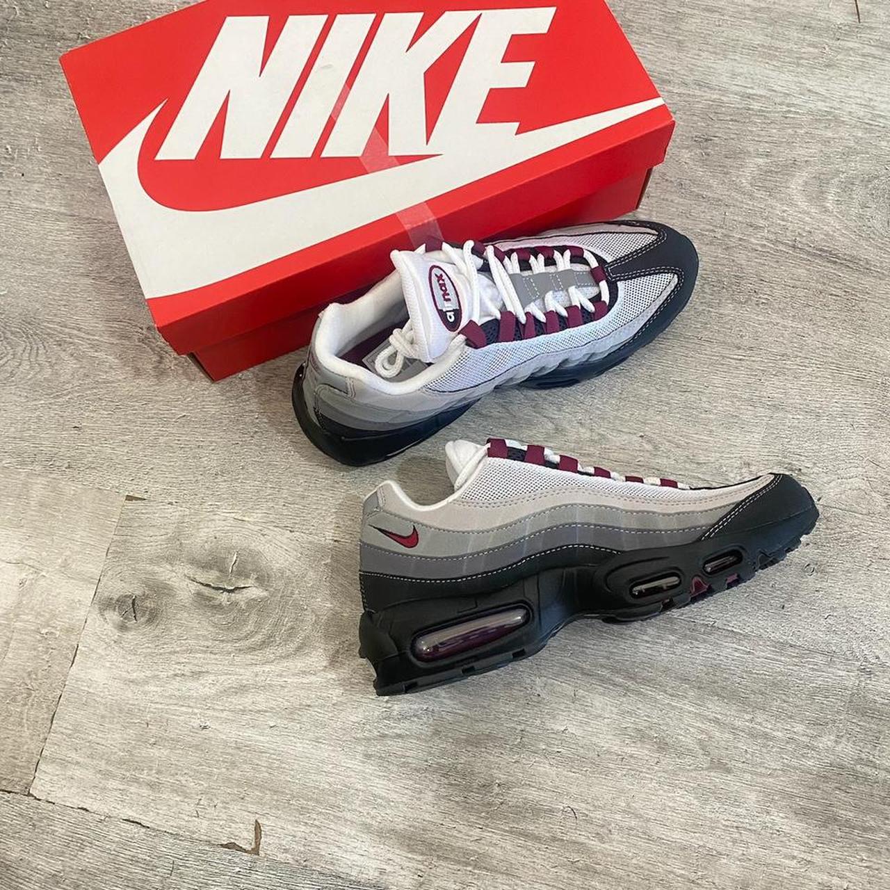 Nike Air Max 95 ‘Dark Beetroot’ Colour:Black/Dark... - Depop
