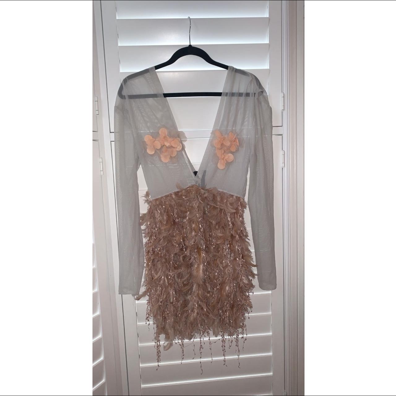 This was custom made Sheer mesh top half with... - Depop