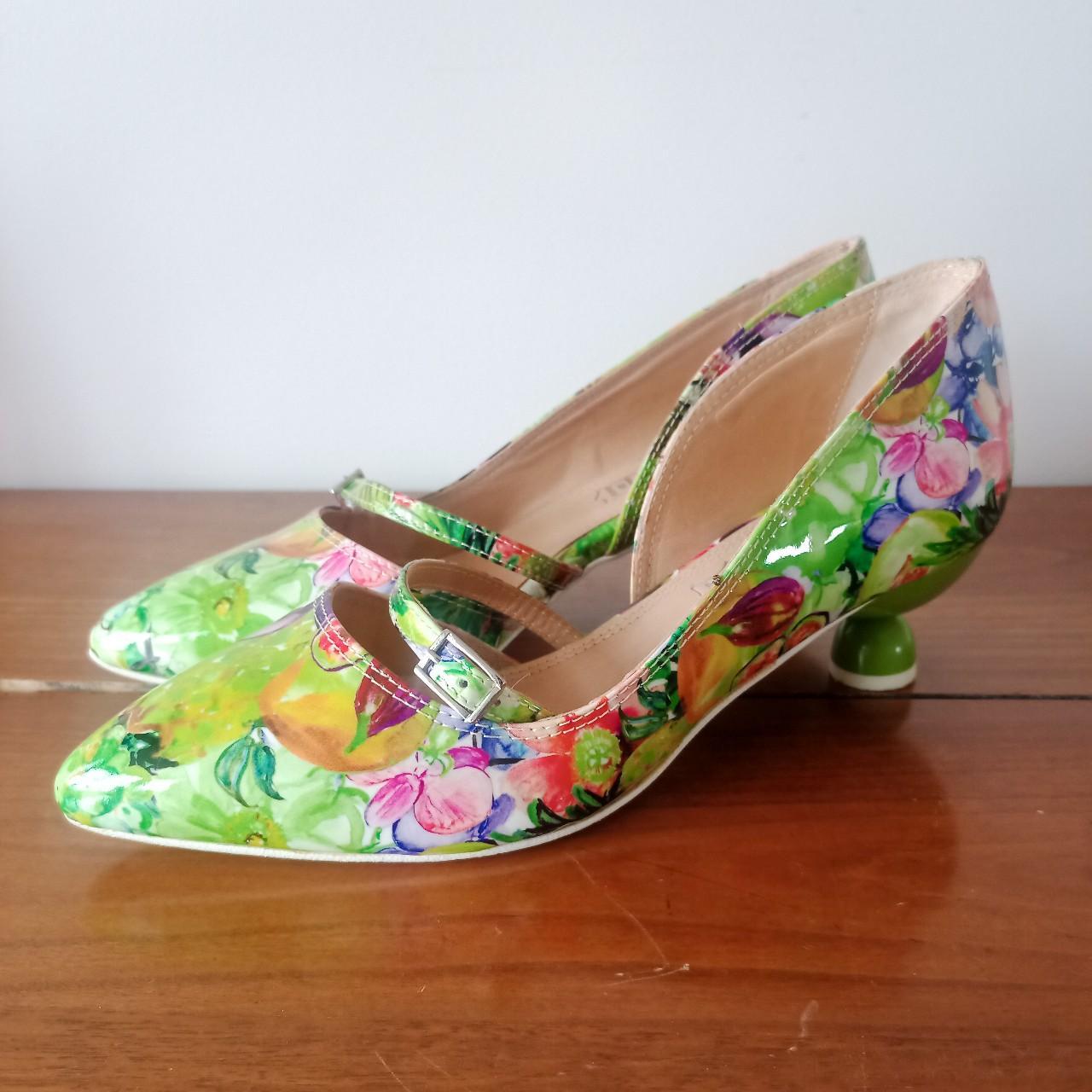 Comfort heeled pointed leather shoes by German... - Depop