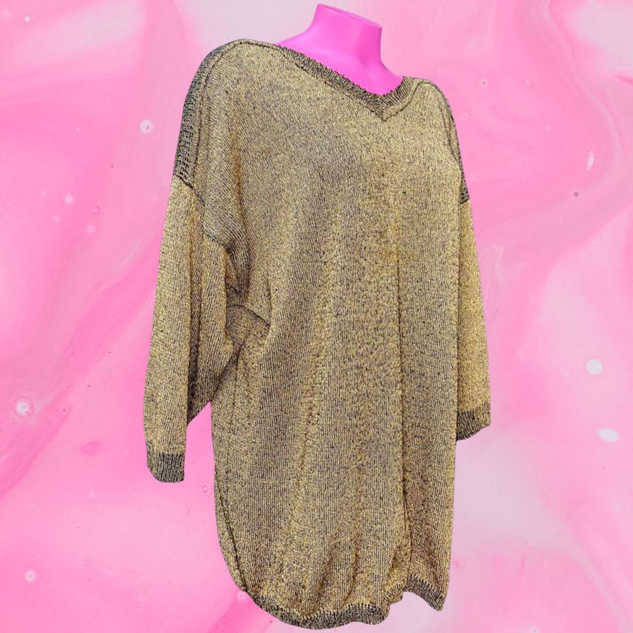 Vintage 80’s gold and black sweater! Pictures don’t... - Depop